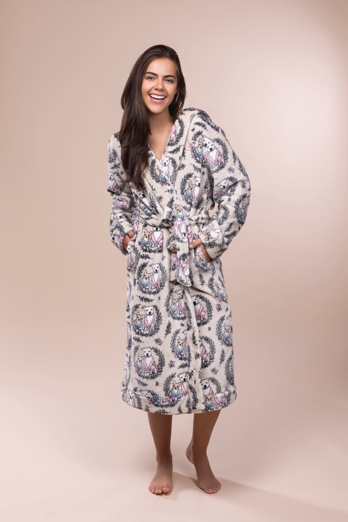 Adult Lounge Robe | Pawfect Pals – Darren & Phillip